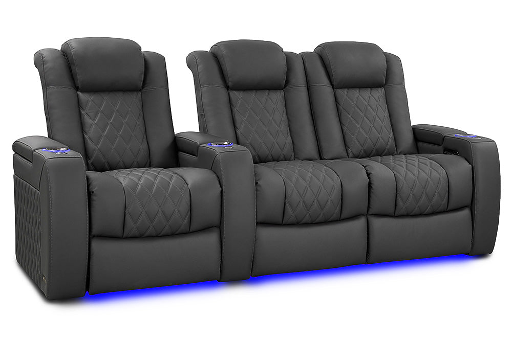 Valencia Tuscany Luxury Edition Row of 3 Loveseat Right Graphite