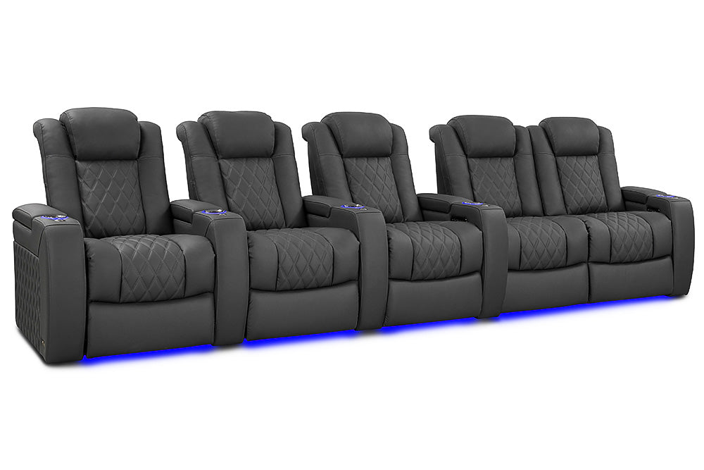 Valencia Tuscany Luxury Edition Row of 5 Loveseat Right Graphite